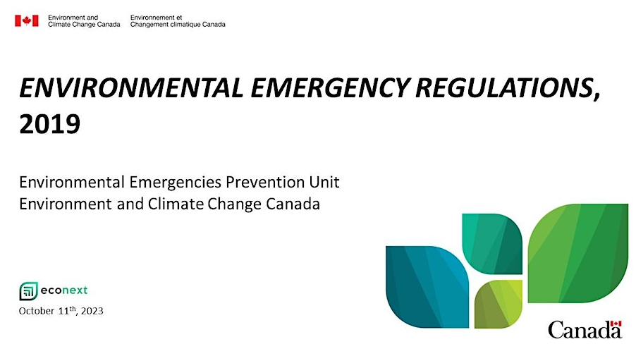 Environmental Emergency Regulations Webinar Econext Environmental Emergency Regulations Webinar Econext